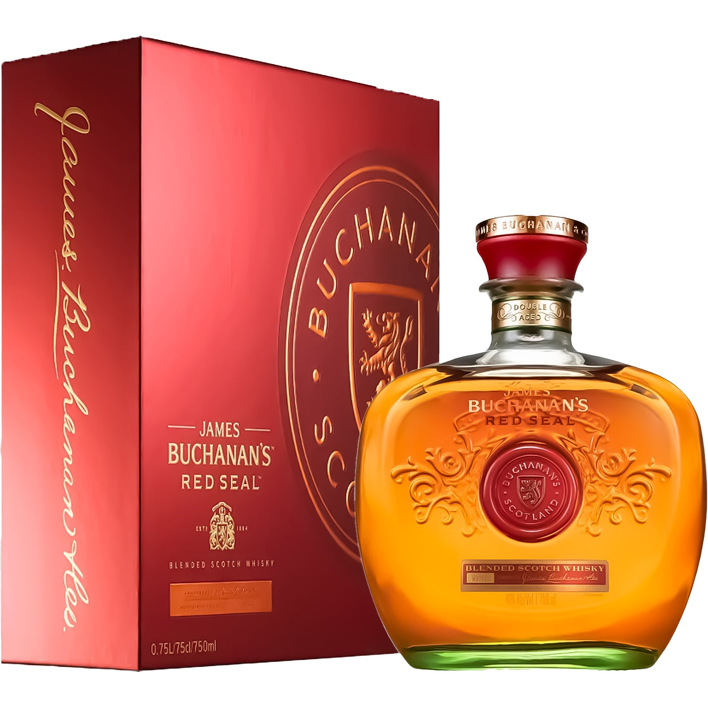 James Buchanan's Red Seal Blended Scotch Whisky – Grain & Vine ...