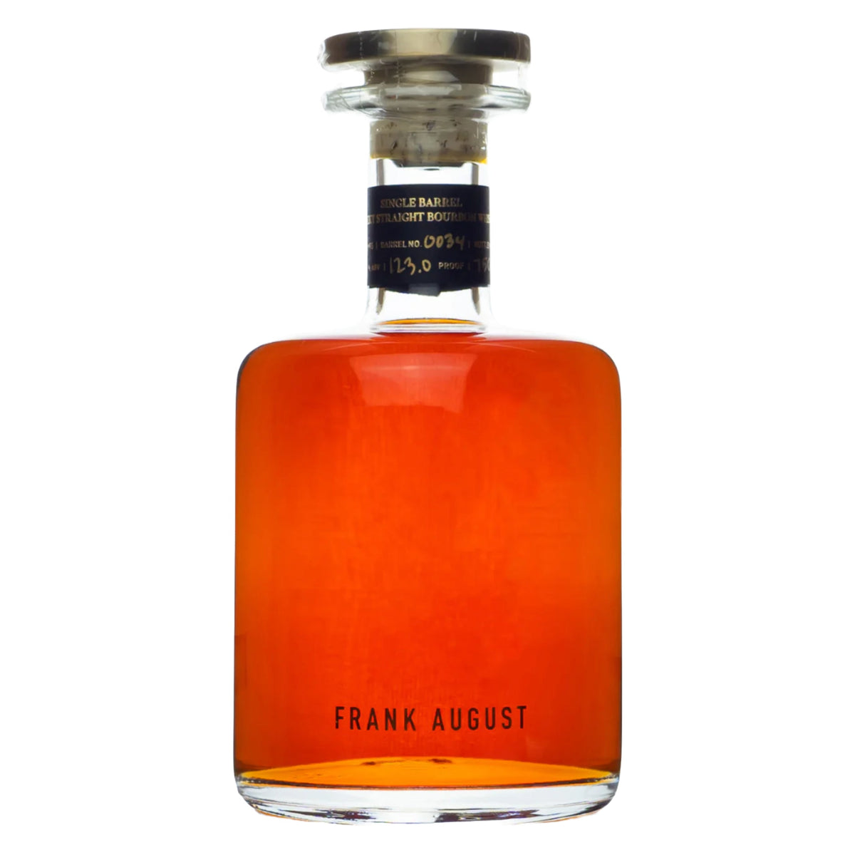 Frank August Single Barrel Kentucky Straight Bourbon – Grain & Vine ...