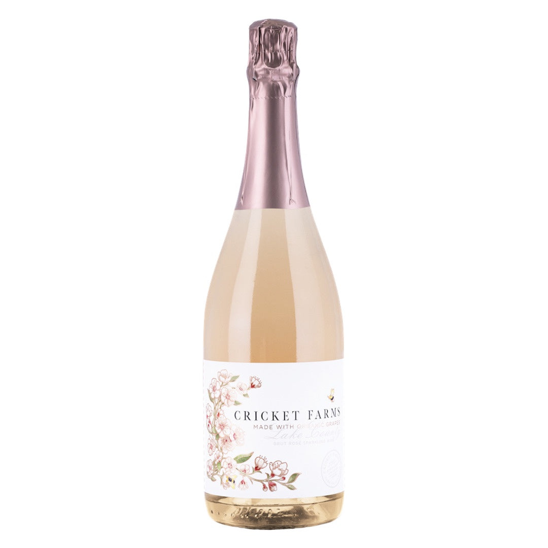 Cricket Farms Lake County Rose Sparkling Wine – Grain & Vine | Natural ...