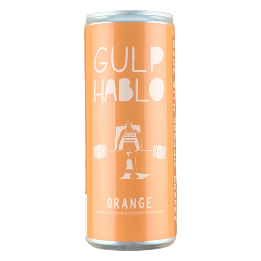 Gulp Hablo Orange Cans – Grain & Vine | Natural Wines, Rare Bourbon and Tequila Collection