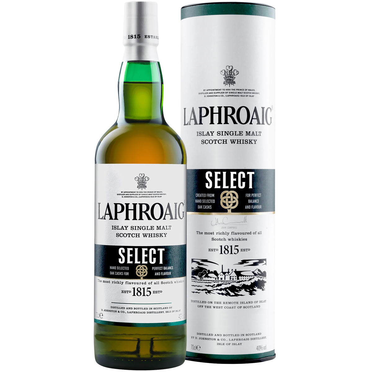 Laphroaig Select Islay Single Malt Scotch Whisky – Grain & Vine ...