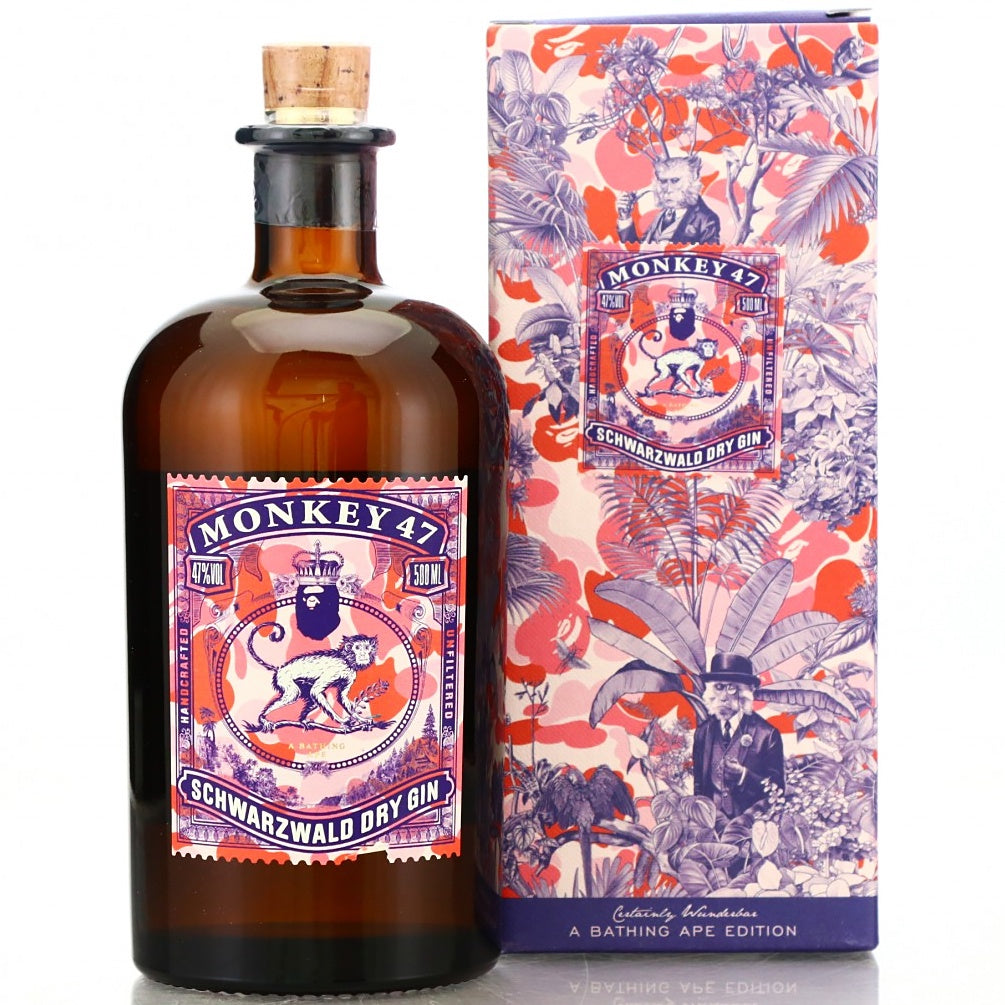 Monkey 47 "Bathing Ape" Edition Schwarzwald Dry Gin – Grain & Vine ...
