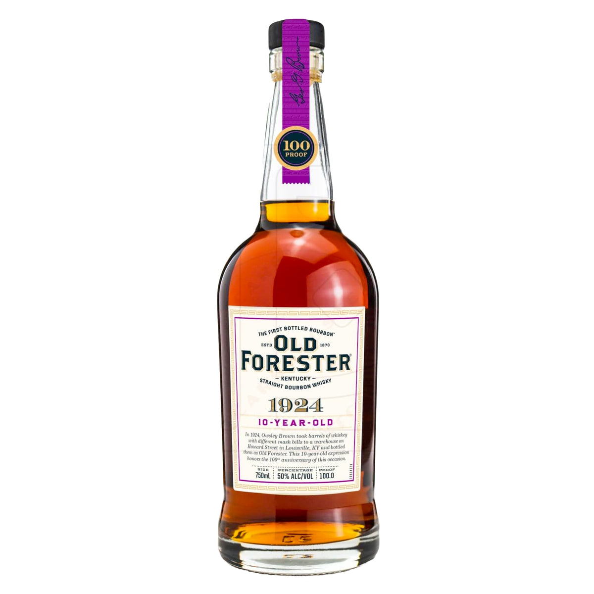 Old Forester 1924 10 Year Old Bourbon Whisky – Grain & Vine | Natural ...