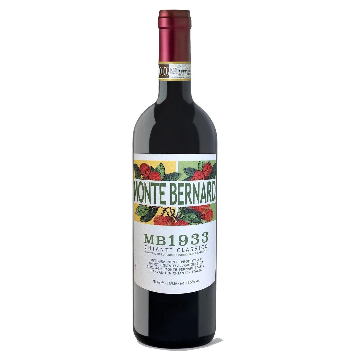Monte Bernardi Chianti Classico MB1933 – Grain & Vine | Natural Wines ...